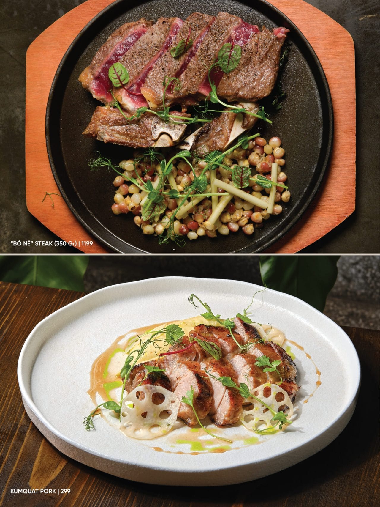 Menu | Bờm - Hospitality